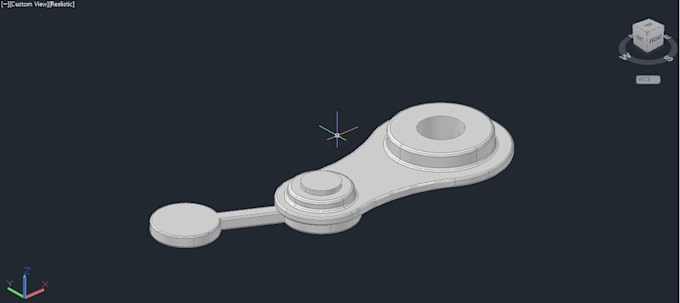 Simple part design with autocad by Erendemirbas | Fiverr
