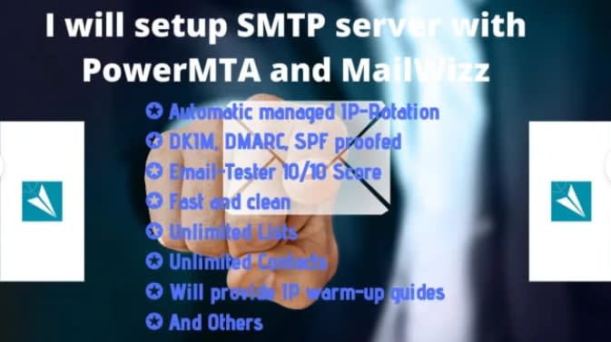 Install powermta with its configuration with ema by Evanscezakarov | Fiverr