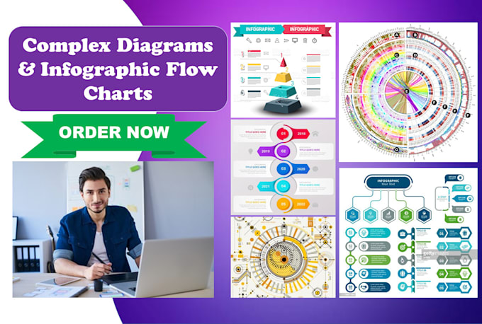 Design infographic flow charts or complex scientific diagrams by Rozzi ...