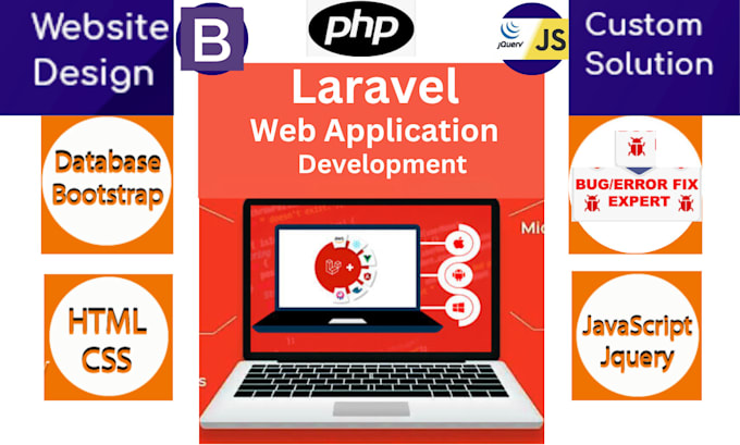 Develop pro dynamic php laravel web application and php websites by ...
