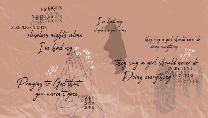 Make animated hand drawn lyrical music video by Motngraphics | Fiverr