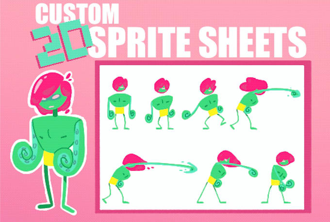 Create sprite animations for your game by Charxbean | Fiverr