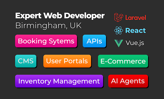 Develop your laravel web app and api with react, vue and php by Ammar ...