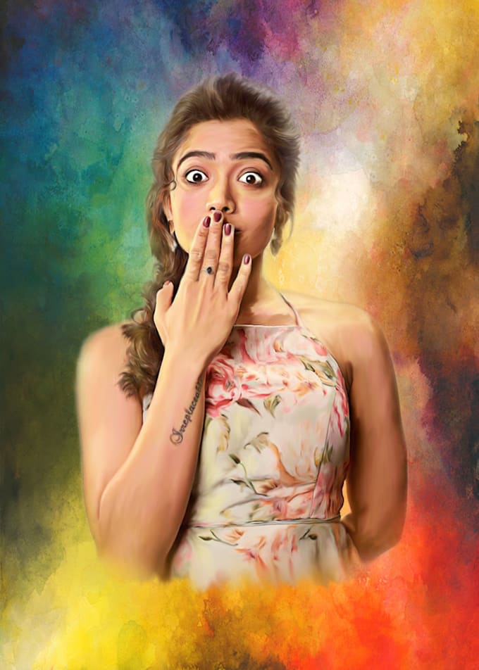 Create colorful smudge paintings, smudge portraits for minimum price by ...