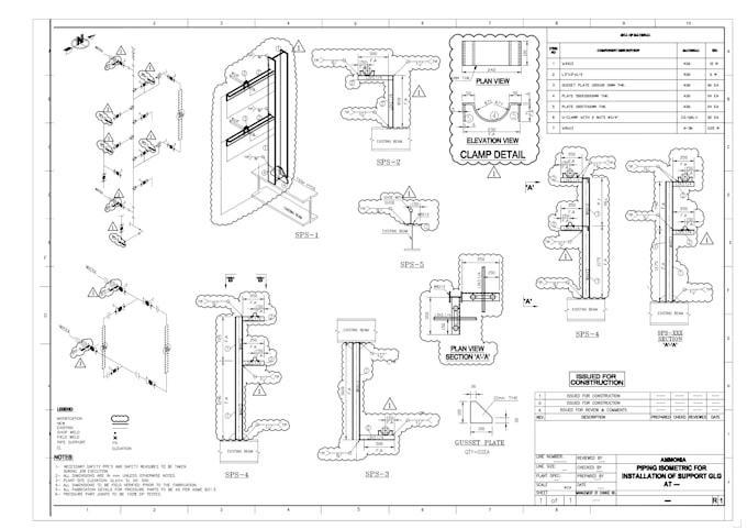 Do piping isometric and 2d layout drawing in autocad with mto by ...
