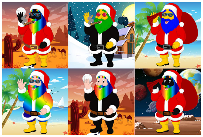 Design nft characters, nft art, nft traits, 10k nfts by Nftcenter | Fiverr