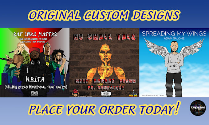 Design an amazing original music cover art for you by Tonycdesigns | Fiverr