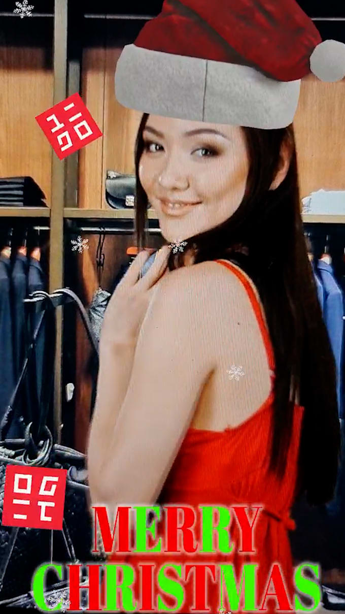 Create a christmas themed augmented reality ar filter by Coolnerd2000 ...