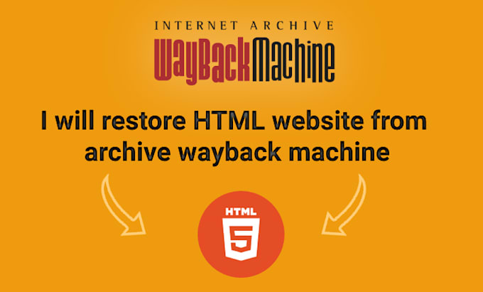 Restore website from wayback machine archive into html by Milyas3138 | Fiverr