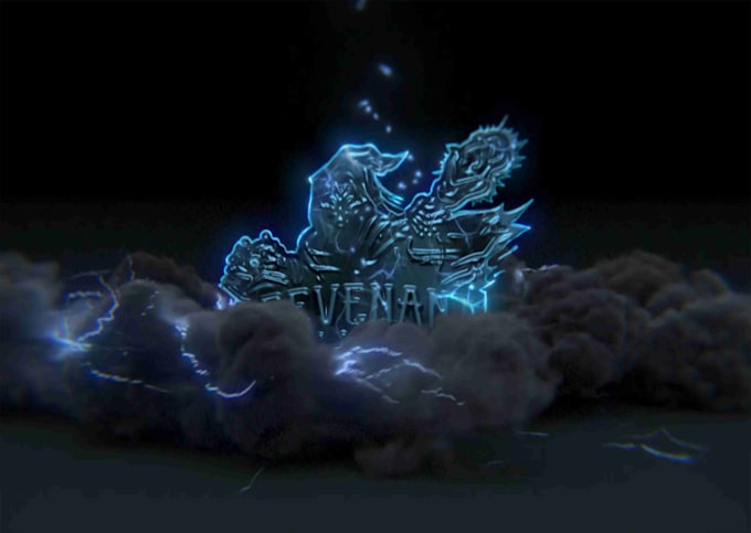 Create 4k gaming lightning strike logo animation by Designzone_lk | Fiverr
