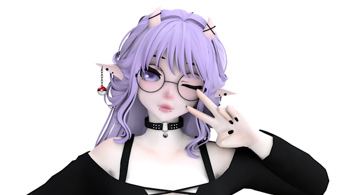 Create a personal vrchat female model by Shyylinva | Fiverr