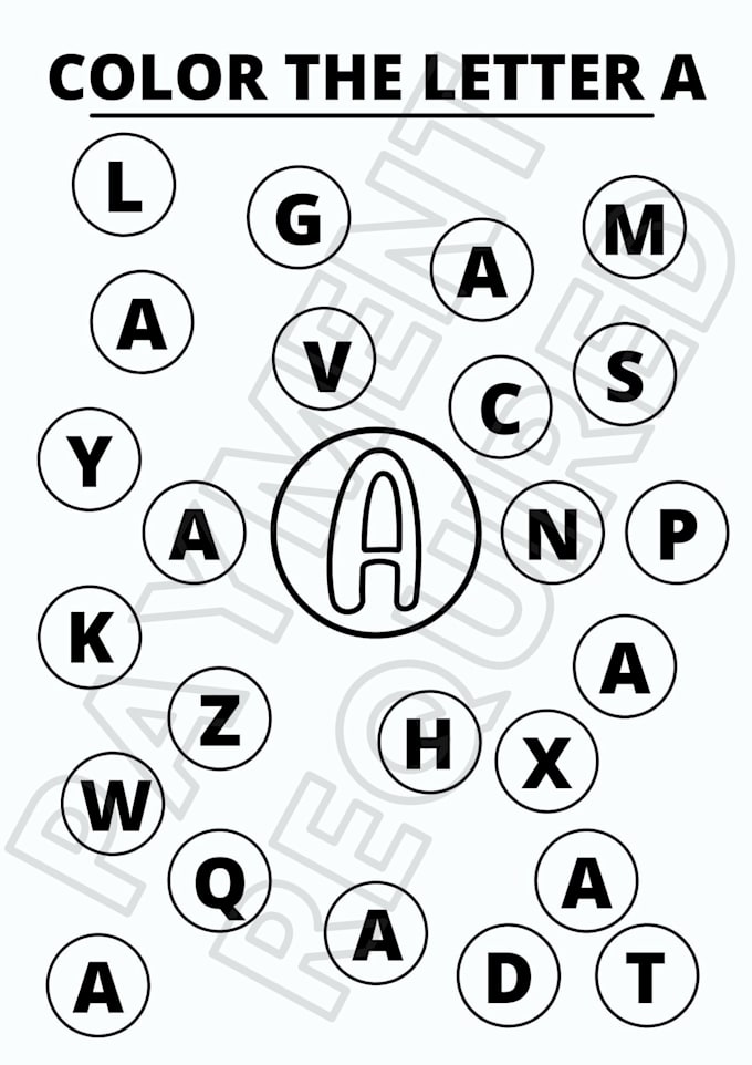 english alphabet coloring pages printable