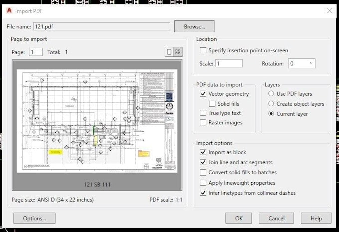 Converts pdf files to autocad by Tompedersen1987 | Fiverr