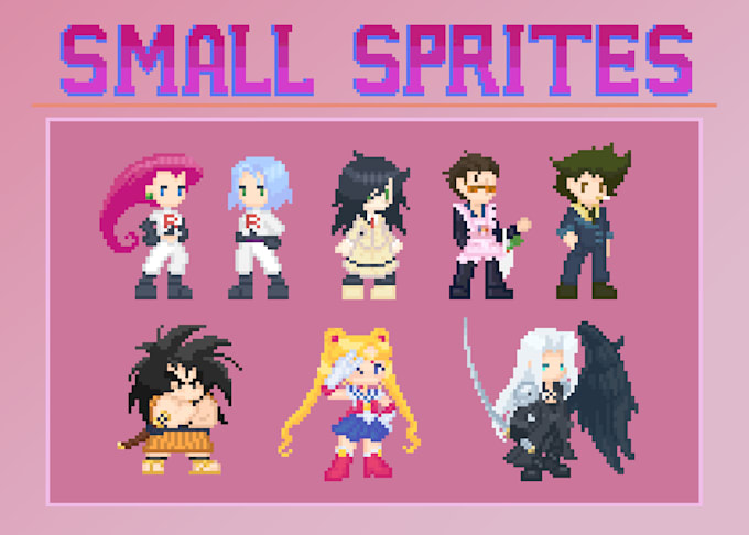 Create pixel art sprites and portraits for you by Oddbones | Fiverr
