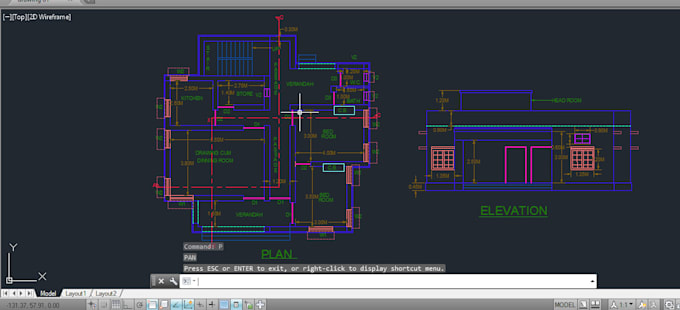 Make architectural drawings and convert pdf, sketch, drawing in autocad by Shahnawaz2126 | Fiverr