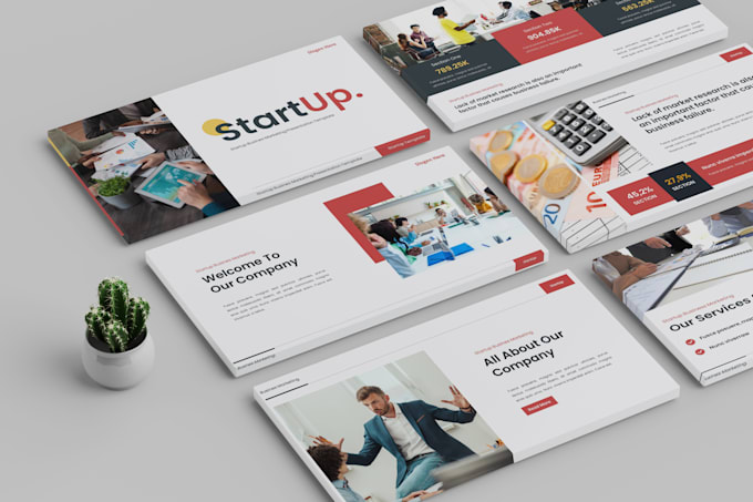 Design powerpoint presentation, minimal and corporate design by ...