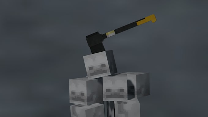 Do professional minecraft 3d weapons and tools models by Moroxo_designs ...