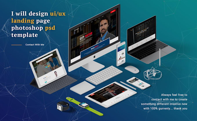 Do psd website design, web template or landing page by Coderports | Fiverr