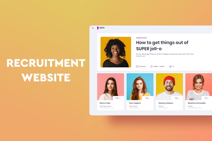 Create recruitment job board website design by Hipinspire | Fiverr