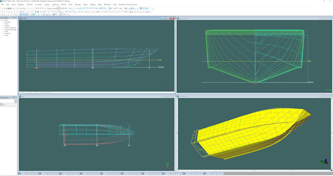 Design the planing hull for a high speed craft in maxsurf by ...