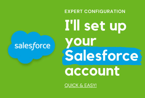 Set up and configure your salesforce account by Marissanorton | Fiverr