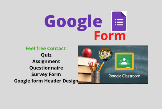 Make a responsive online form quiz survey using google form jot form ...