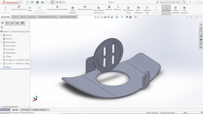Design 2d and 3d mechanical drawings using solidworks by Saadraza357 ...