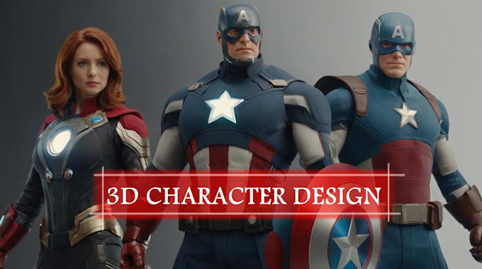 Design 3d character for game assets by Danielarchitect | Fiverr