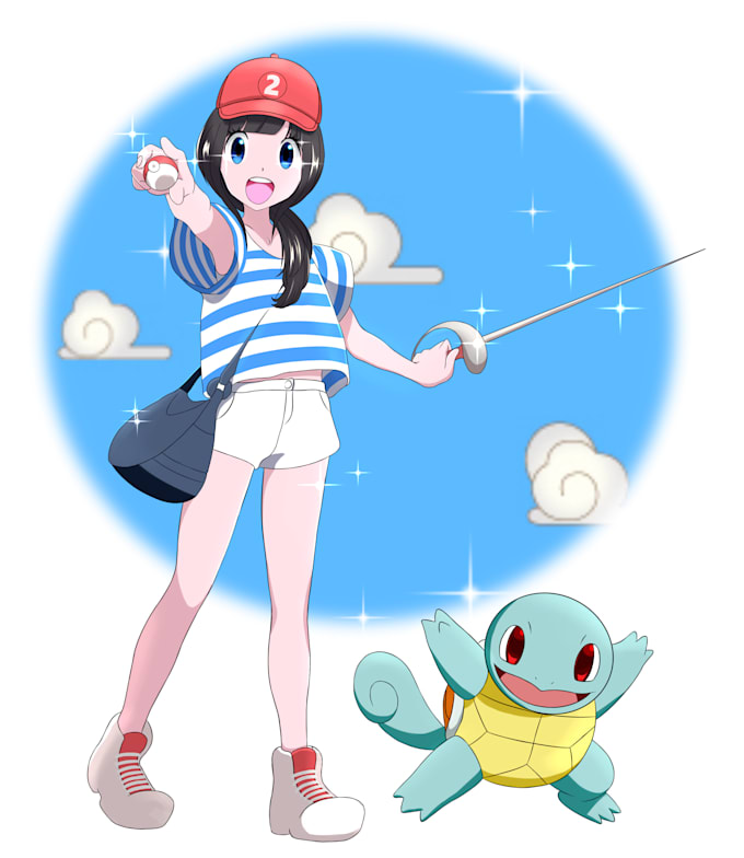 how to draw girl pokemon