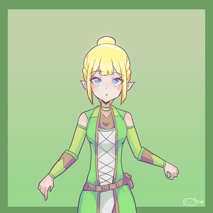 Redraw or create a character based on your request by Ncaarts | Fiverr