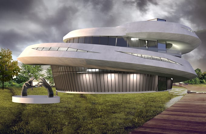 Render architectural concept for you by Lazur_design | Fiverr