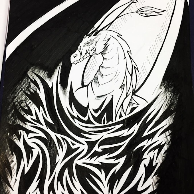 Create custom drawn art by Piscean_dream | Fiverr