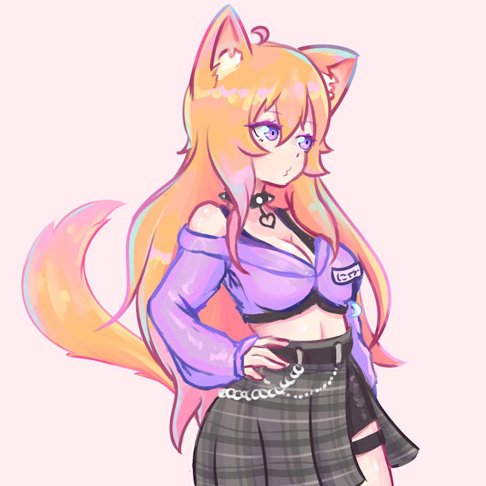 Do a cute png avatar for your stream by Miuuzr | Fiverr