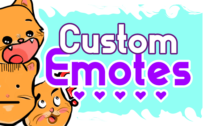 Draw amazing custom emotes with lots of love by Sandaliaa | Fiverr