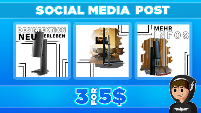 Design social media posts graphics for facebook, instagram, linkedin ...