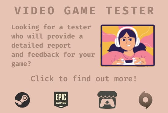 Play test and review your pc game by Satelee | Fiverr