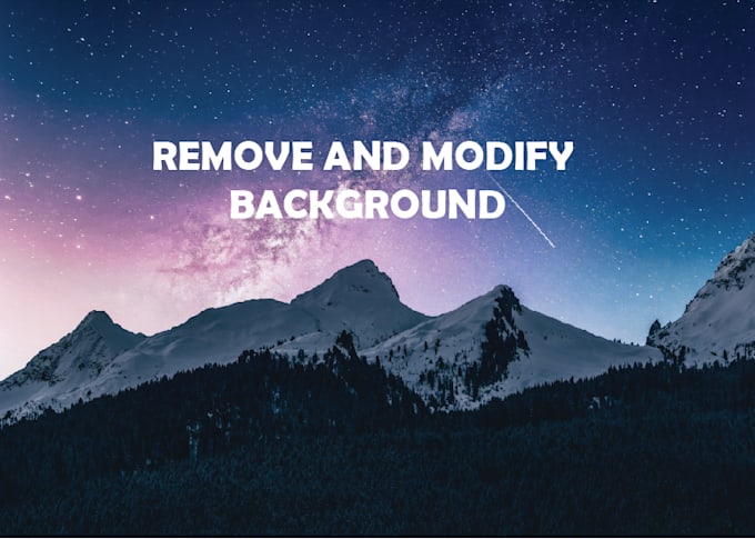 Remove or modify image background by Ifatrahim1998 | Fiverr