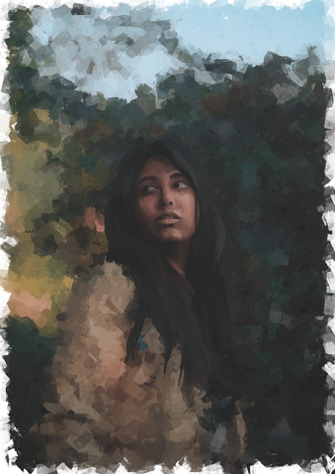 Make a digital acrylic portrait of you by Saint_arko | Fiverr