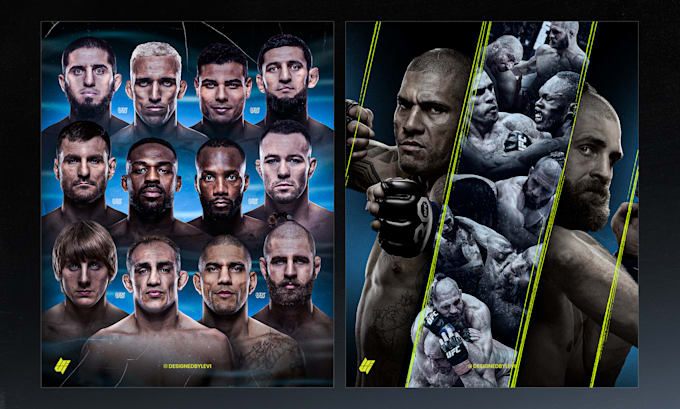 Design premium boxing or mma event posters by Designedbylevi | Fiverr