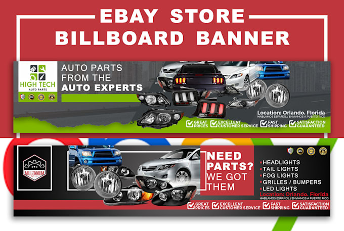 Create an ebay store billboard banner by Damithez92 | Fiverr