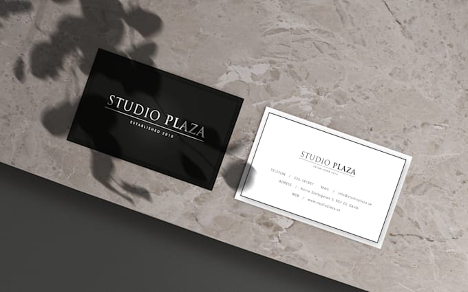 Design clean business cards designs print ready by Theprotoje | Fiverr