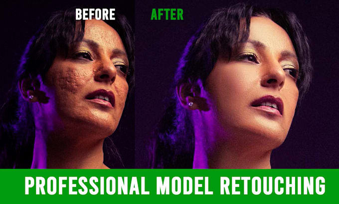 Do high end skin retouching and editorial model retouching by ...
