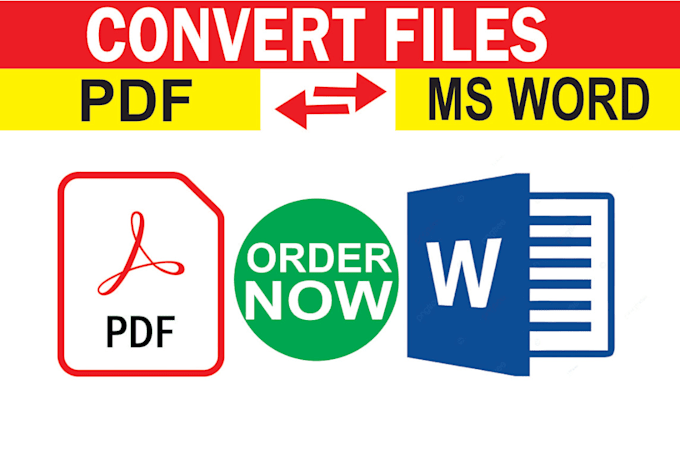 Convert your pdf files to word in just 2 hours by Shiekhbrothers | Fiverr