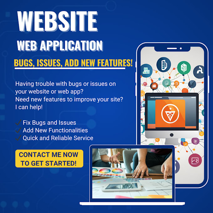 Fix bugs,issues and add features php,laravel,wordpress,codeigniter,html ...