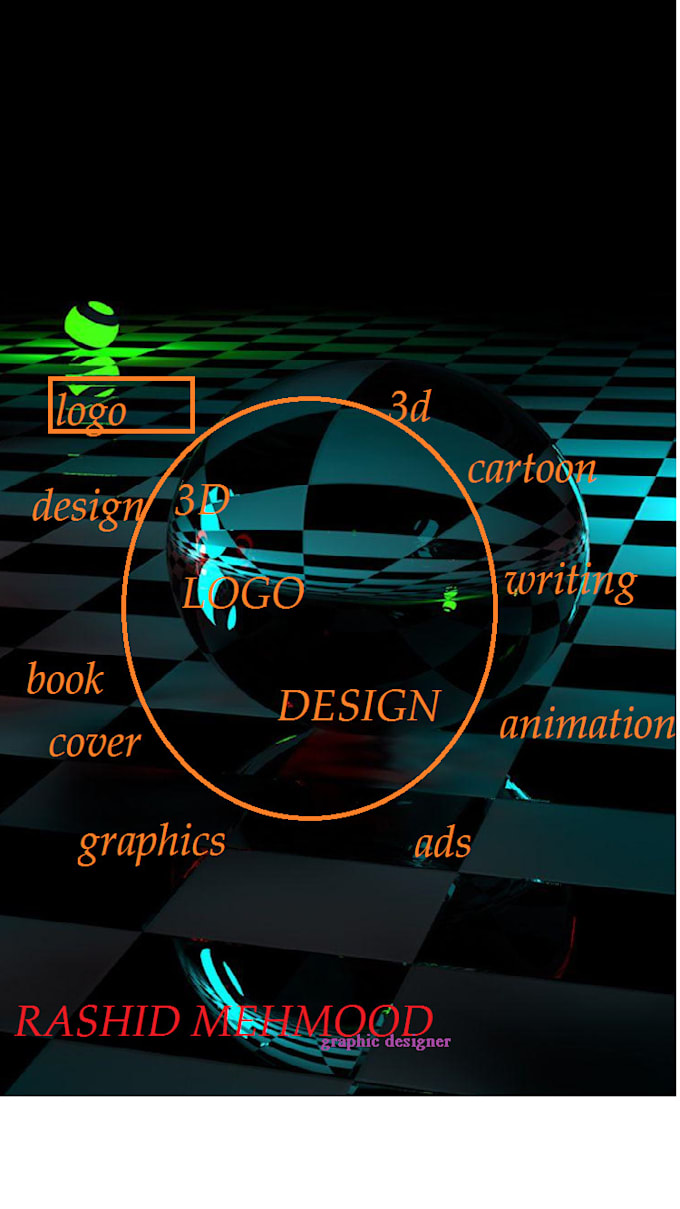 3d digital logo designing by Rashidmehmood72 | Fiverr