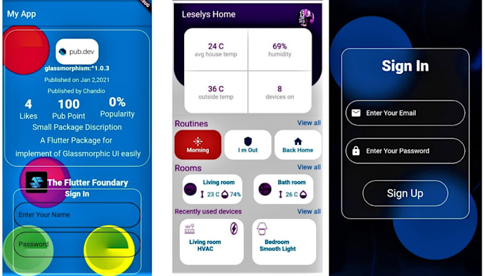 Create flutter attractive and responsive ui with animation by ...