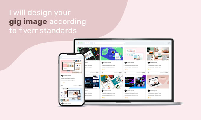 Design your gig image according to fiverr standards by Yaeliroz | Fiverr