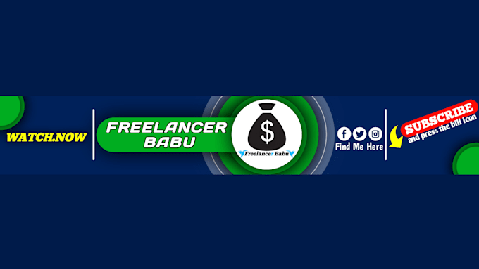 How to youtube channel benar design by Joydebbabu | Fiverr