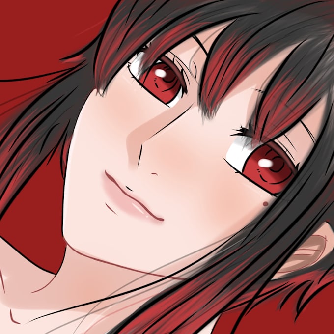 Draw your anime oc headshot pfp, icon, avatar by Evelyn_siahaan | Fiverr