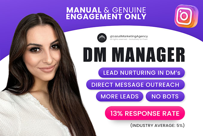 Manage your instagram dms, do dm marketing, and be your virtual ...